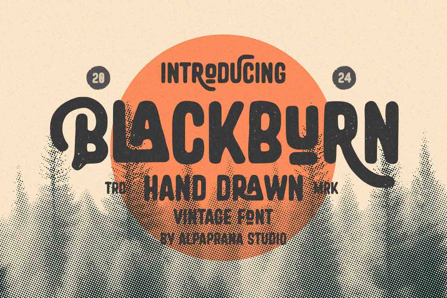 Blackburn - Vintage Font - Alpaprana Studio