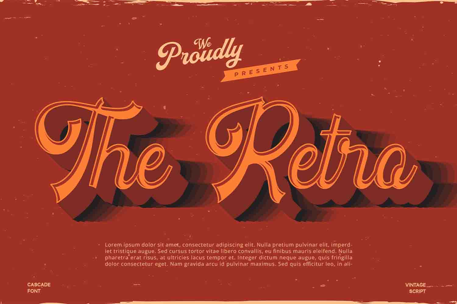 Cascade - Vintage Script - Alpaprana Studio