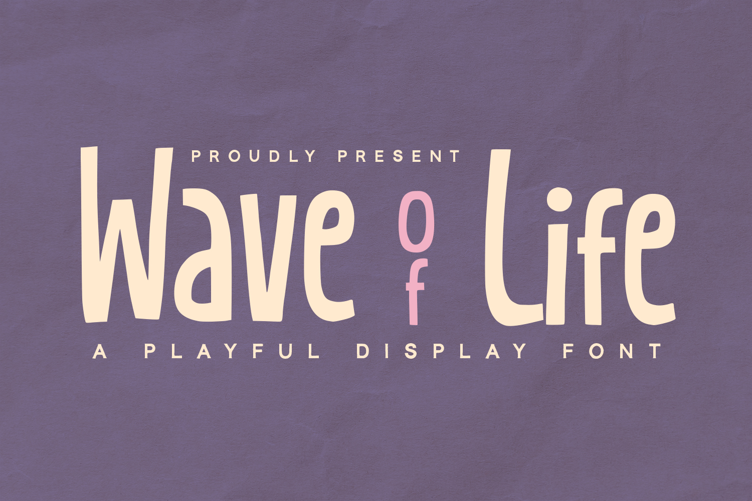Wave of Life - Display Font - Alpaprana Studio