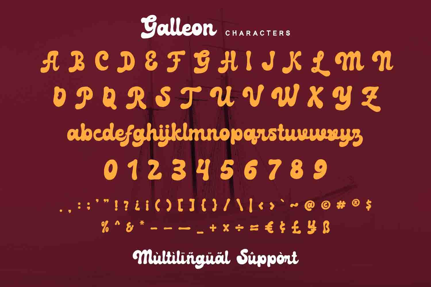 Galleon - Bold Script - Alpaprana Studio