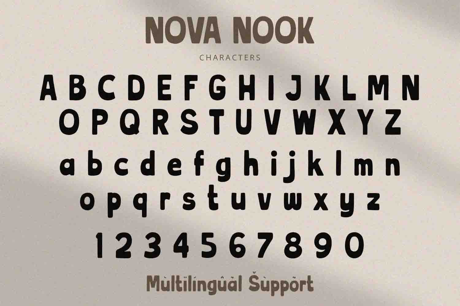 Nova Nook - Bold Display - Alpaprana Studio