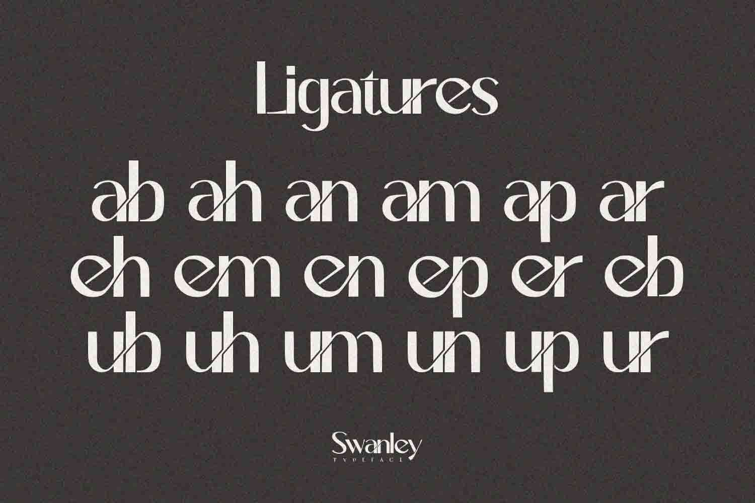 Swanley - Sans Serif Font - Alpaprana Studio