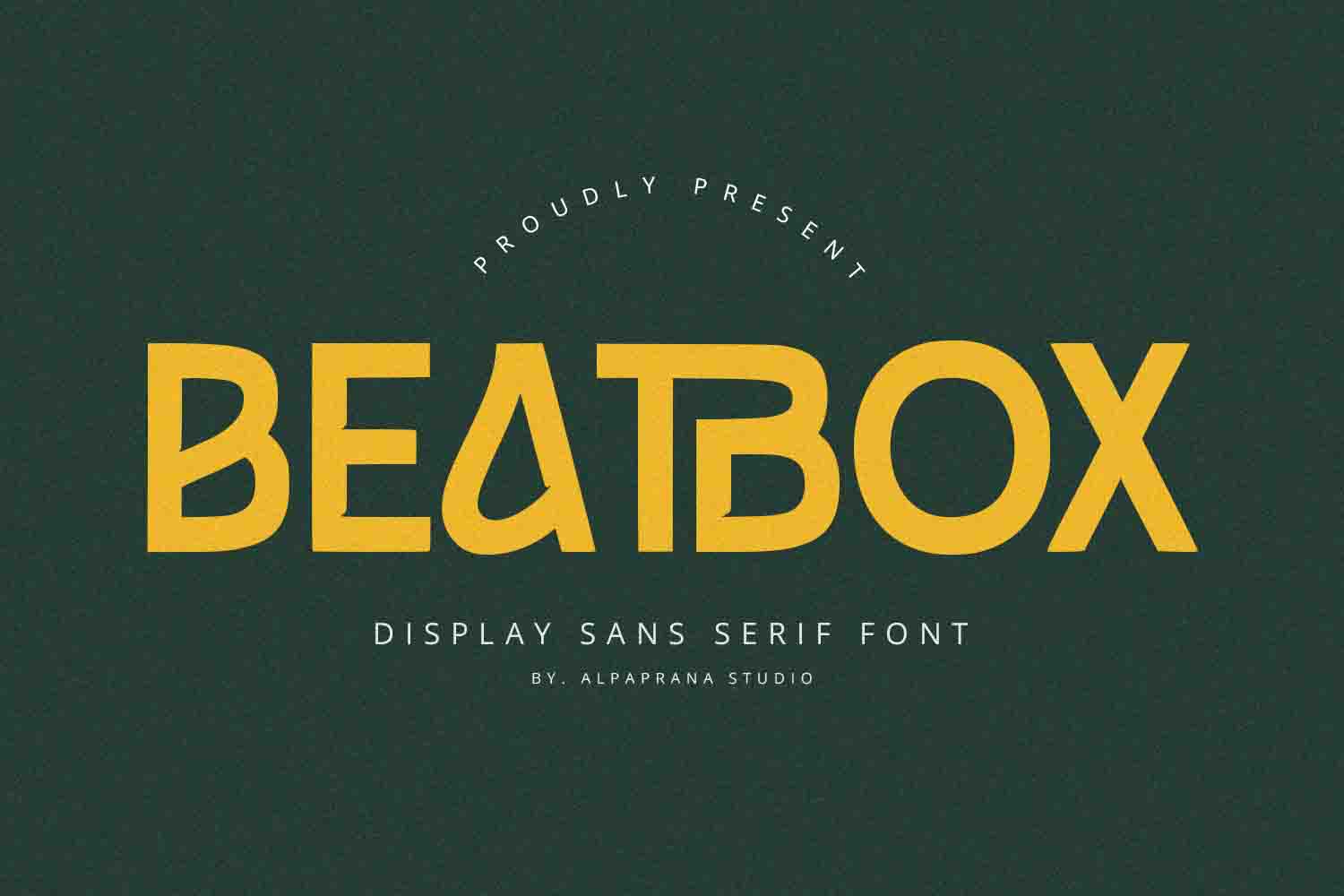 Beatbox - Sans Serif Font - Alpaprana Studio