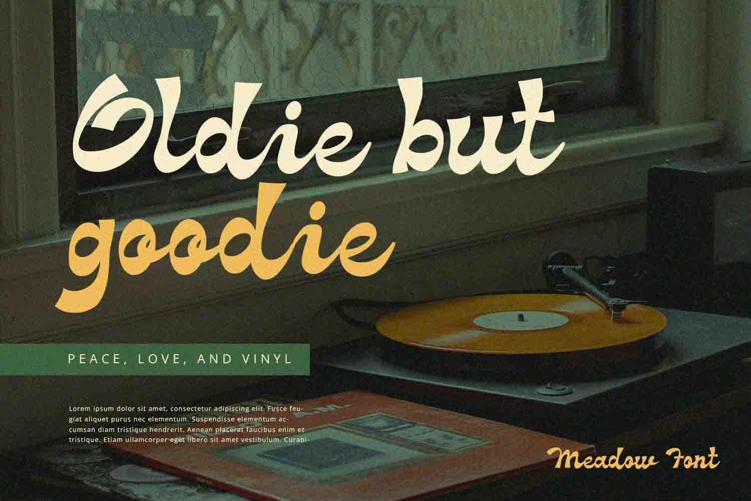Meadow - Groove Script Font - Alpaprana Studio