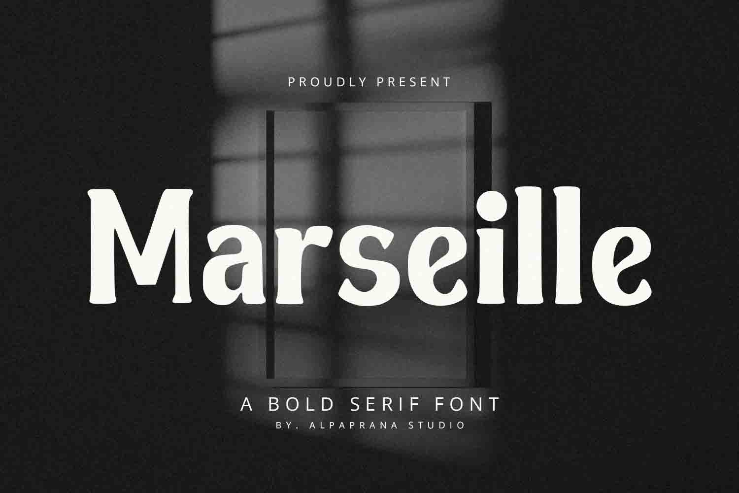 Marseille - Serif Font - Alpaprana Studio